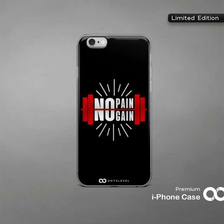 No Pain No Gain | iPhone Case | DOTSLEVEL®